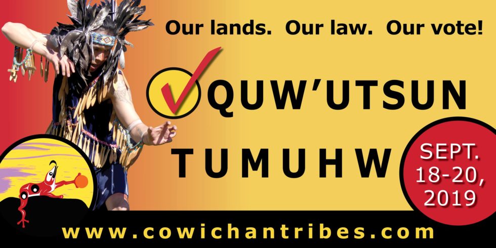 Cowichan Tribes voted to accept a Land Management - CVRD
