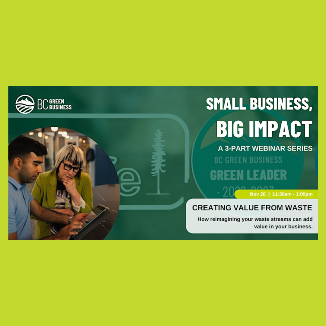 Small Business, Big Impact: Creating Value from Waste - CVRD